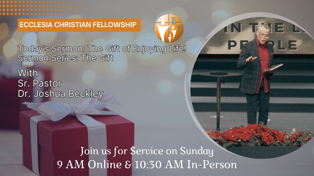 The Gift of Enjoying Life! | Dr. Joshua Beckley - YouTube