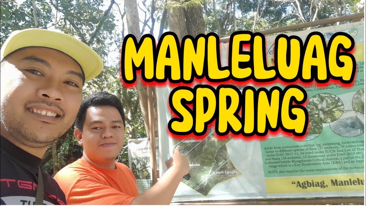 Manleluag Spring Protected Landscape in Mangatarem, Pangasinan - YouTube