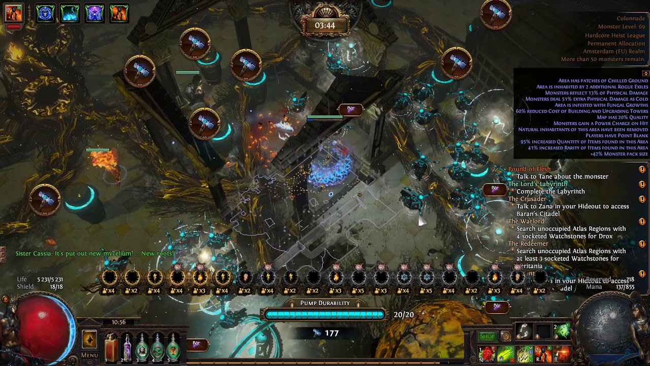 How to not fail blighted map? Scout towers are overpowered! Path of ...