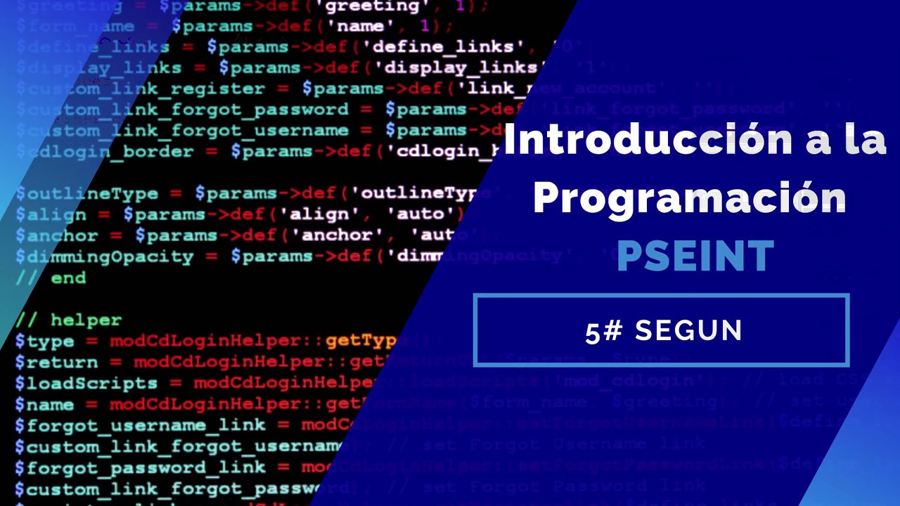 #5 Según Pseint- Introducción a la Programación - YouTube