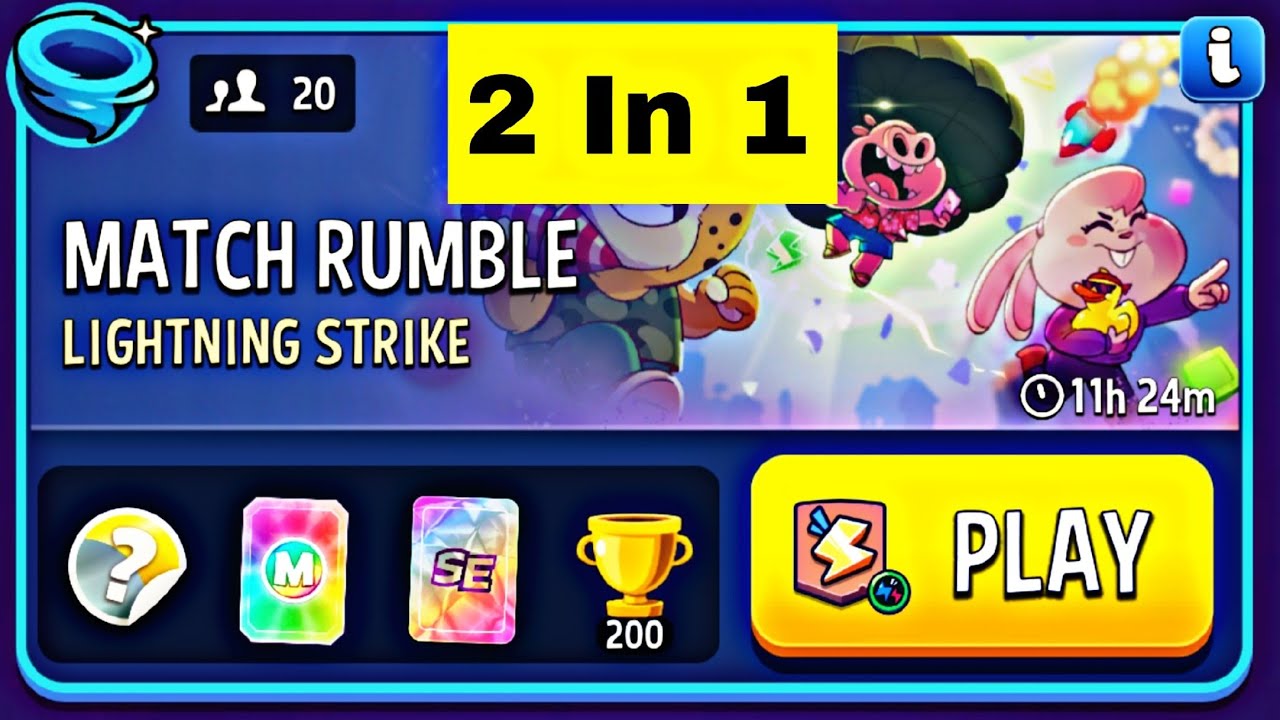 lighting strike share energy match masters rumble today gameplay - YouTube