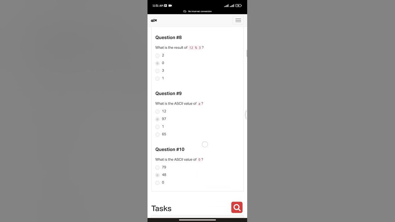 0x02 Functions Nested Loops Quiz Youtube