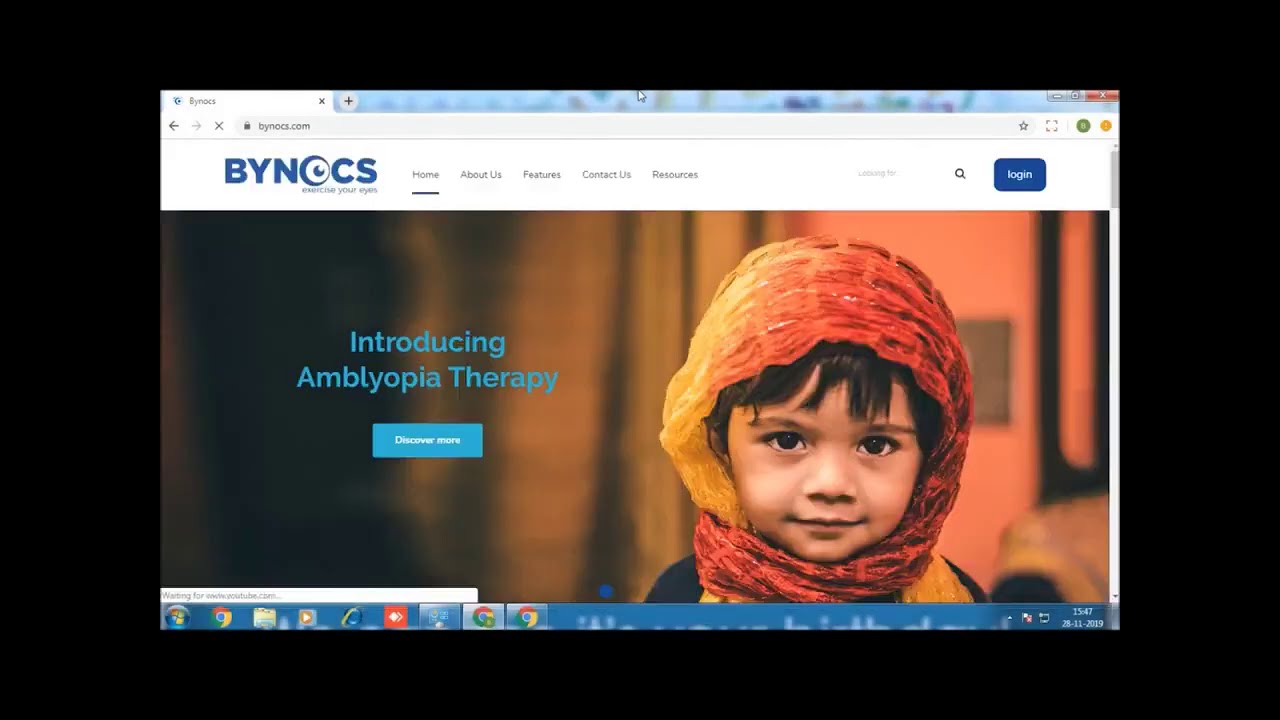 Bynocs Amblyopia Therapy I Lazy Eye Treatment I Dichoptic Games I - YouTube