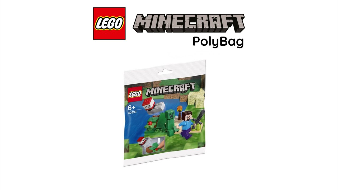 Minecraft LEGO 30393 Steve and Creeper™️ PolyBag Revealed! - YouTube