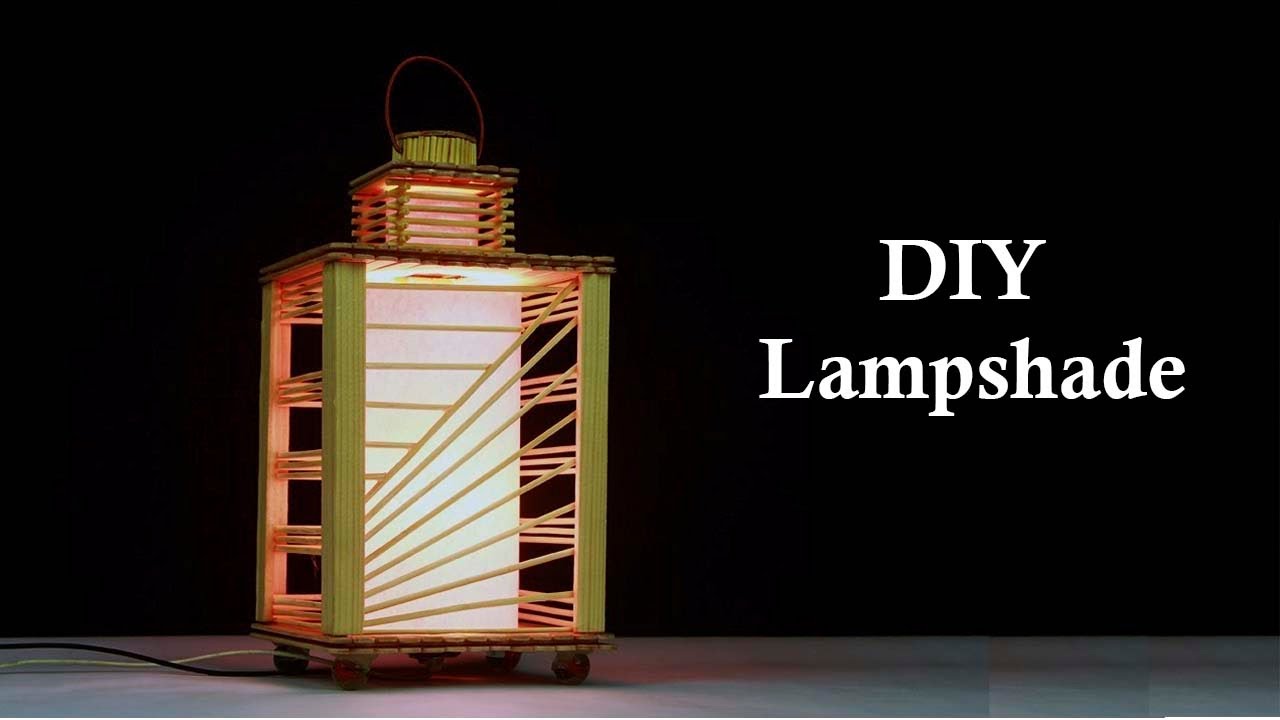Creative Bamboo Stick Lamp – Handmade Wooden Night Light Idea! - YouTube