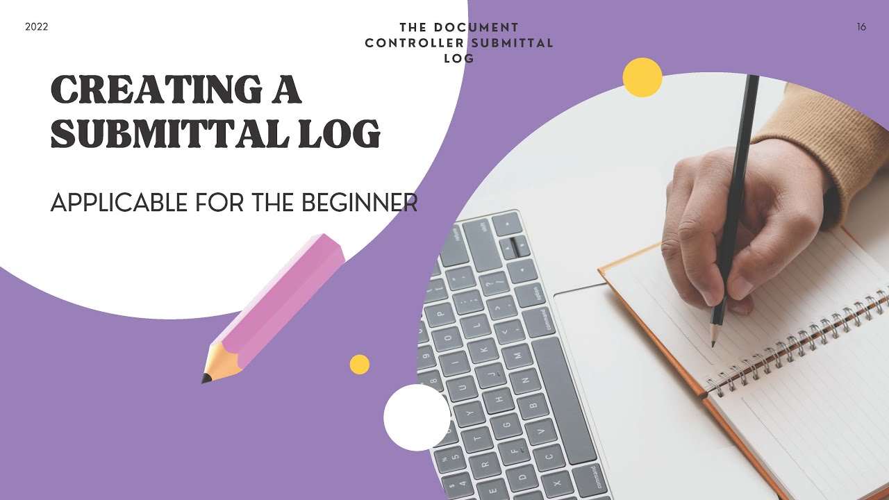 HOW TO CREATE A SUBMITTAL LOG? | TUTORIAL ON HOW TO CREATE A ...