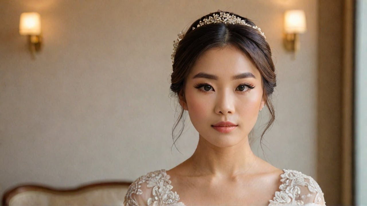 Japanese Bridal Glam Makeup Tutorial For A Beautiful Bride to be🤩 - YouTube
