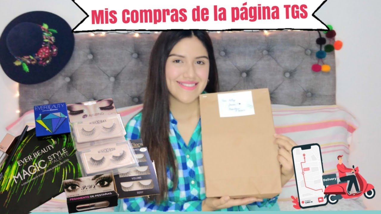 MIS COMPRAS DE LA PAGINA TGS - MITTZY ESPINOZA - YouTube