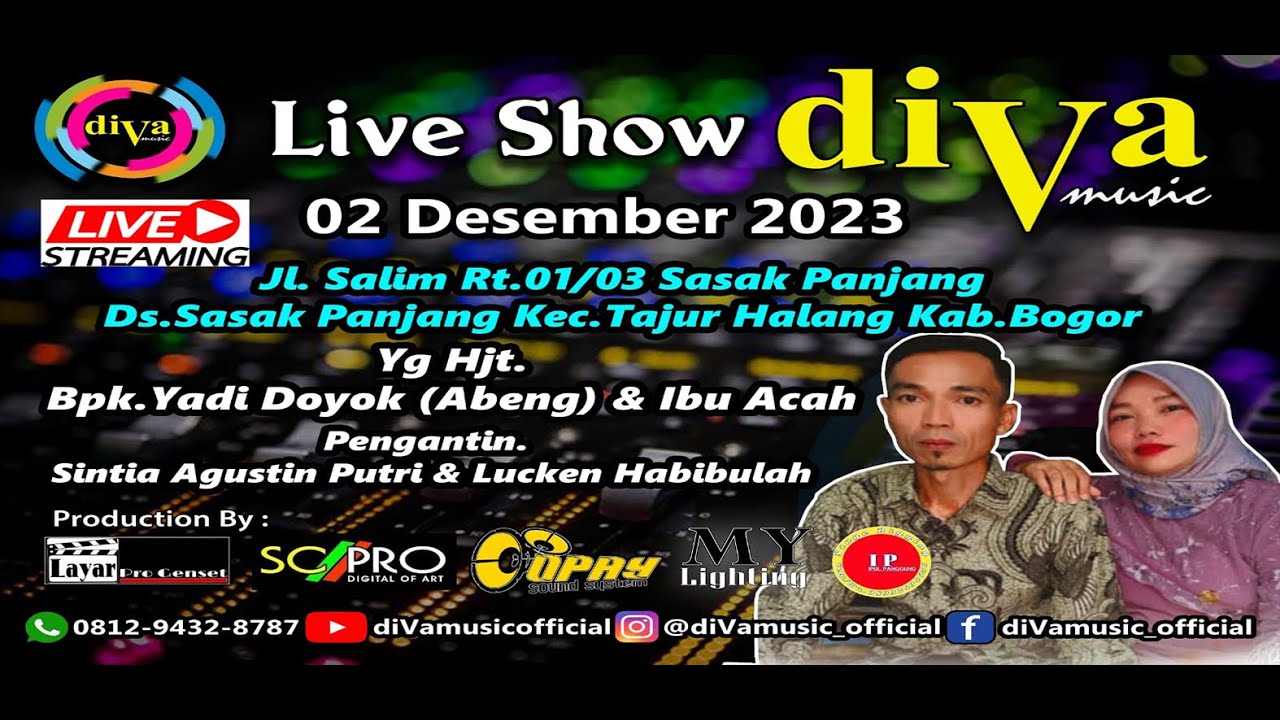 SC PRO DEPOK | Live Streaming DIVA Music | WEDDING SINTIA AGUSTIN & LUCKEN HABIBULAH " SIANG ...