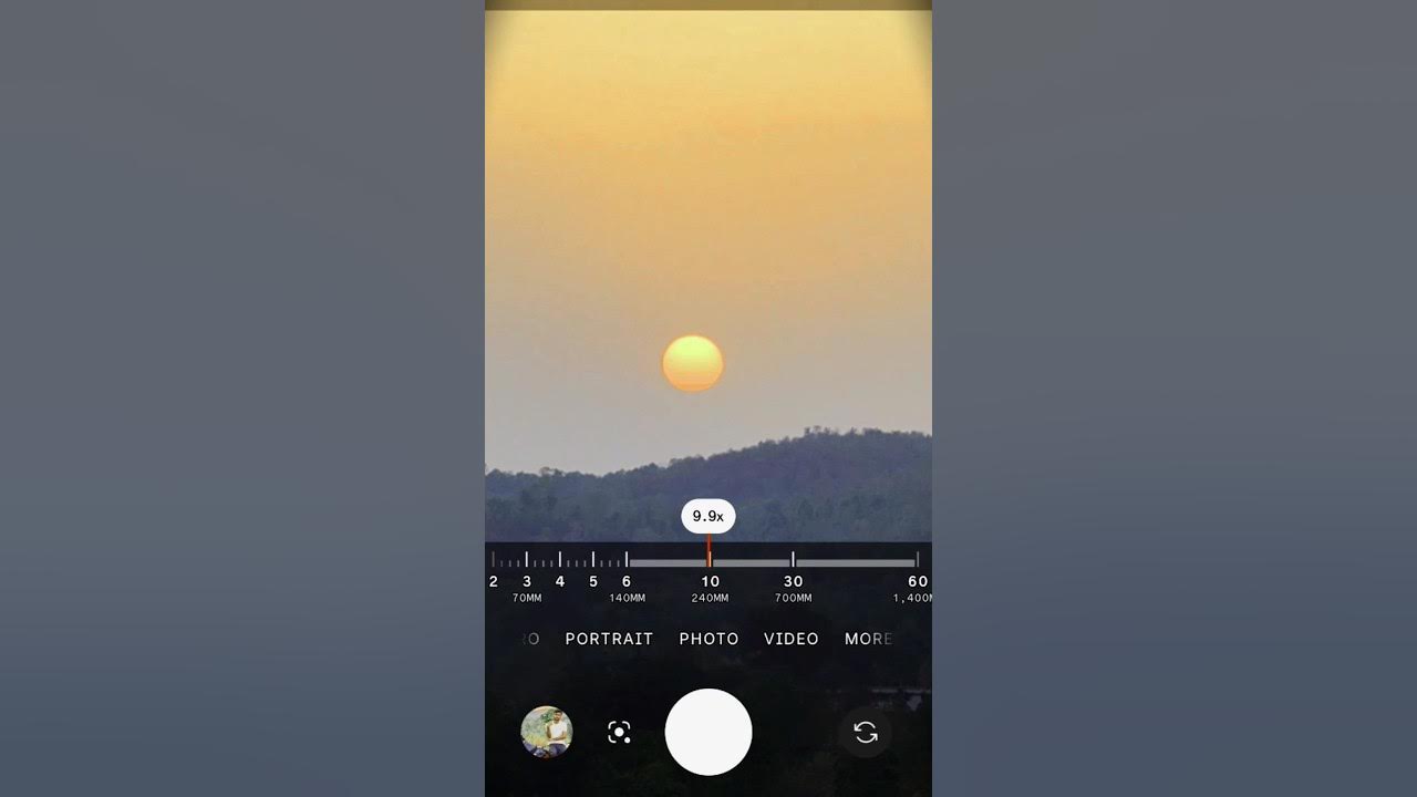 Sunset Zooming Test Nathing 3a pro - YouTube