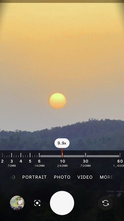 Sunset Zooming Test Nathing 3a pro - YouTube