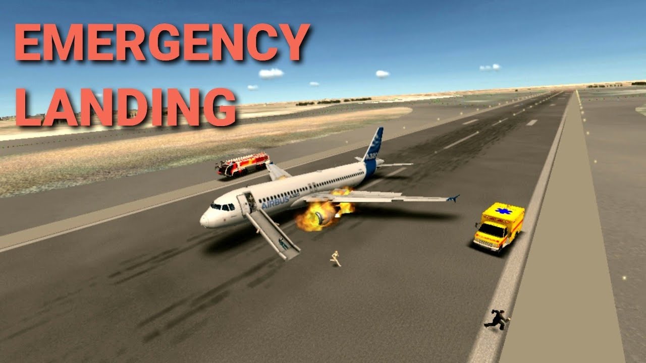 Real Flight Simulator - EMERGENCY LANDING - YouTube