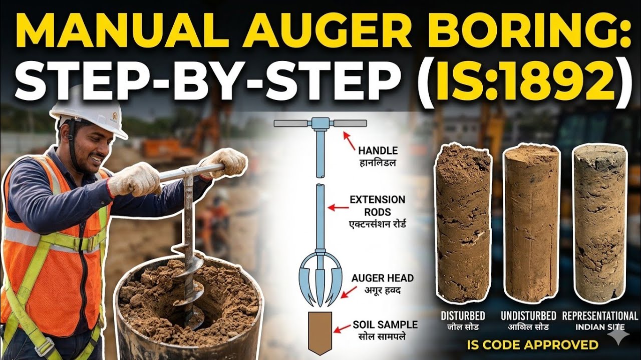 Manual Auger Boring - YouTube