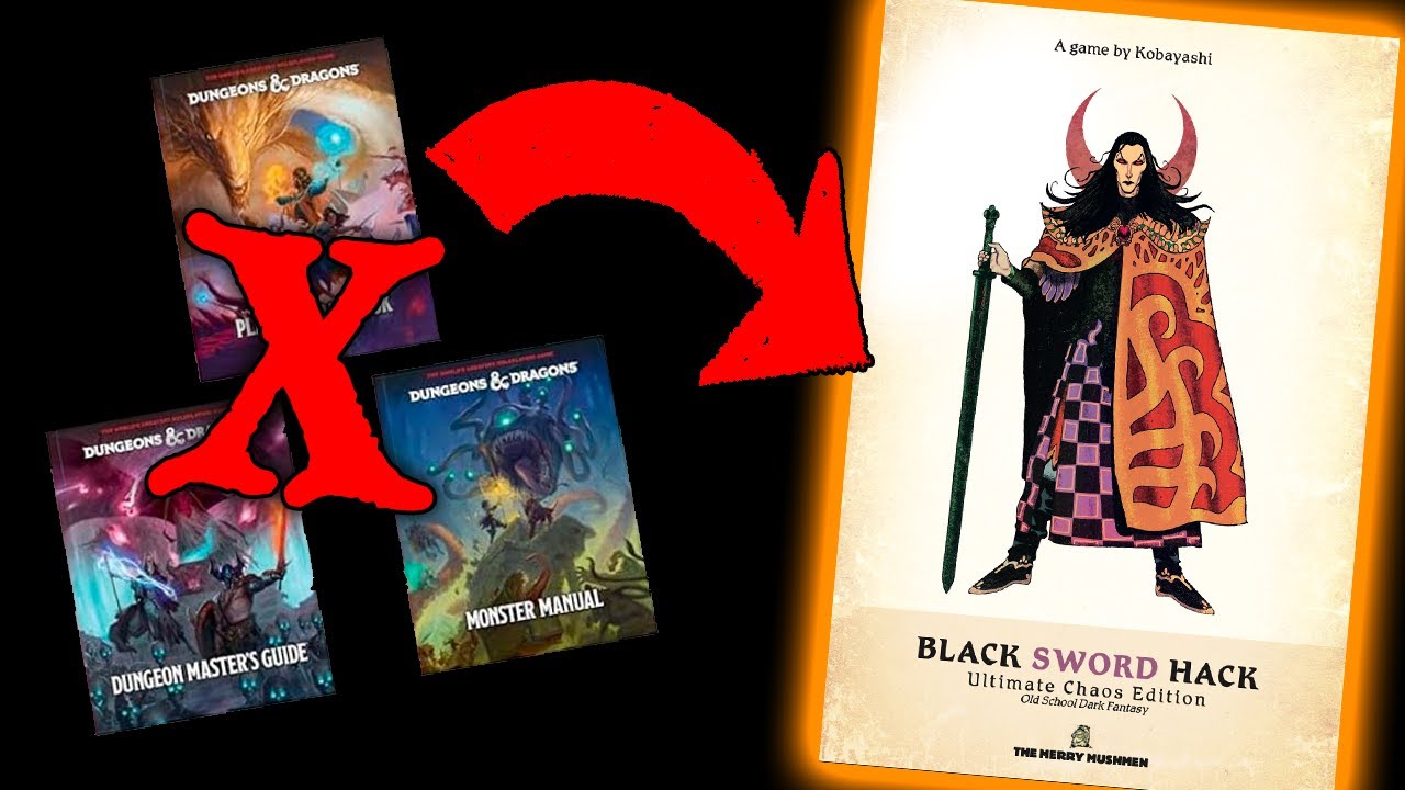 A Complete RPG in ONE Book | Black Sword Hack - YouTube