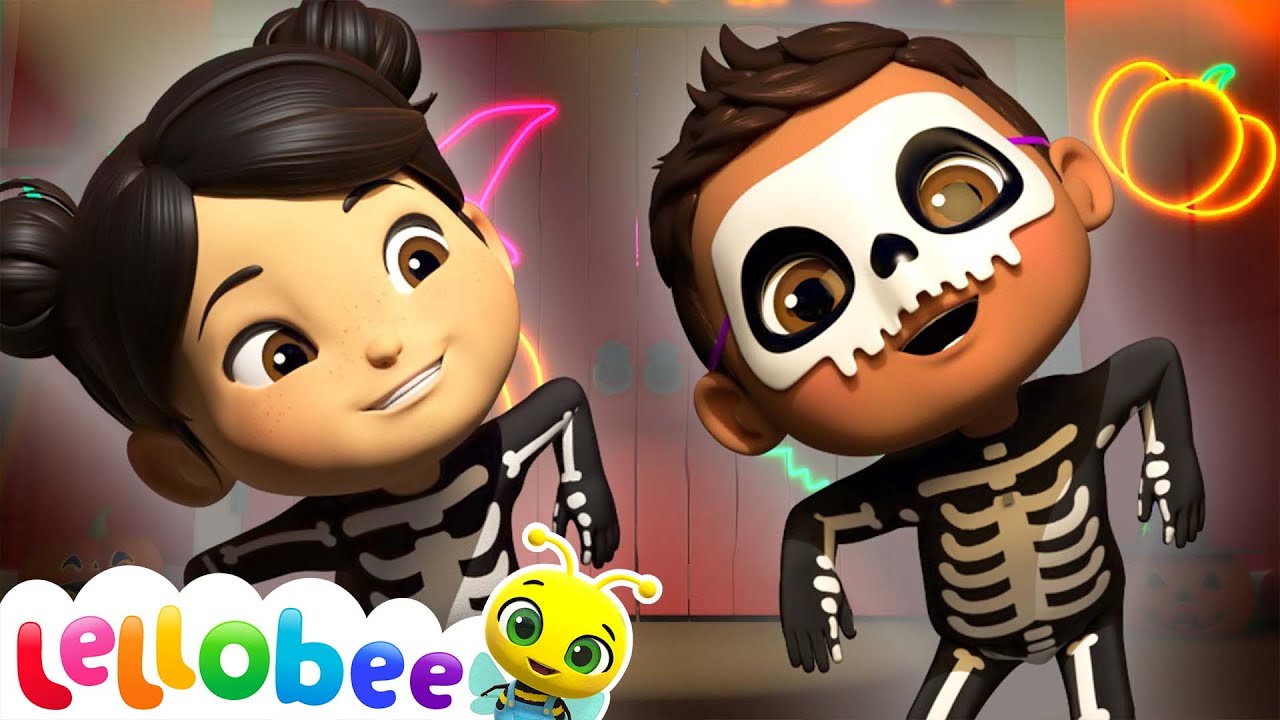 Do The Skeleton Dance - Halloween Special| Lellobee by CoComelon ...