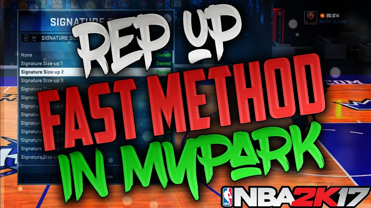 NBA 2K17 FASTEST WAY TO REP UP TUTORIAL!! • REP EXPLOIT • SUPERSTAR 1 ...
