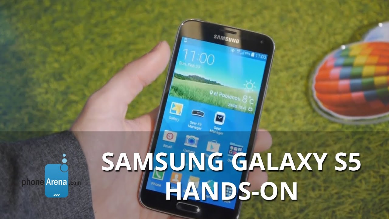 Samsung Galaxy S5 hands-on: a winning formula gets refined - YouTube