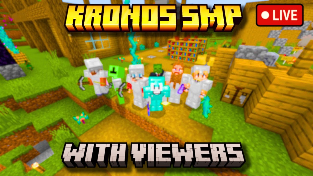 Minecraft Kronos SMP Survival With Viewers! Working On The Base! - YouTube