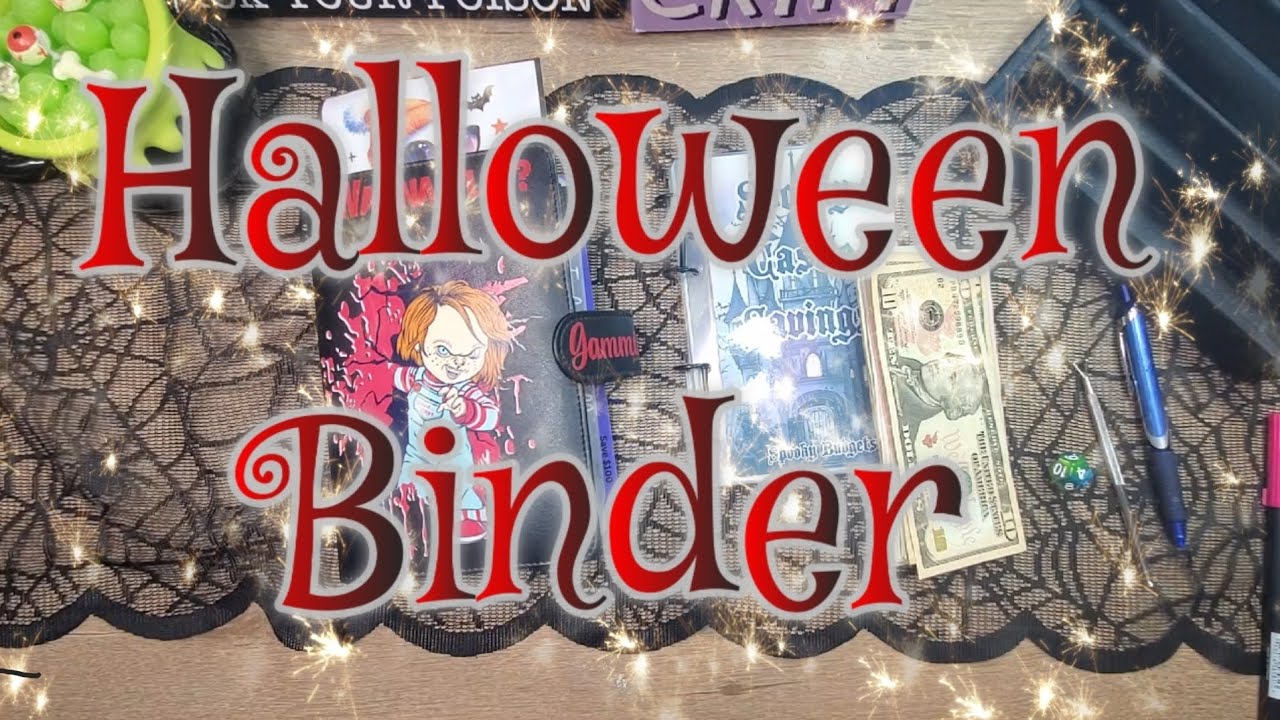 Halloween Binder🎃 Spooky Binder🕷️ Week 4 September 🦇 - YouTube