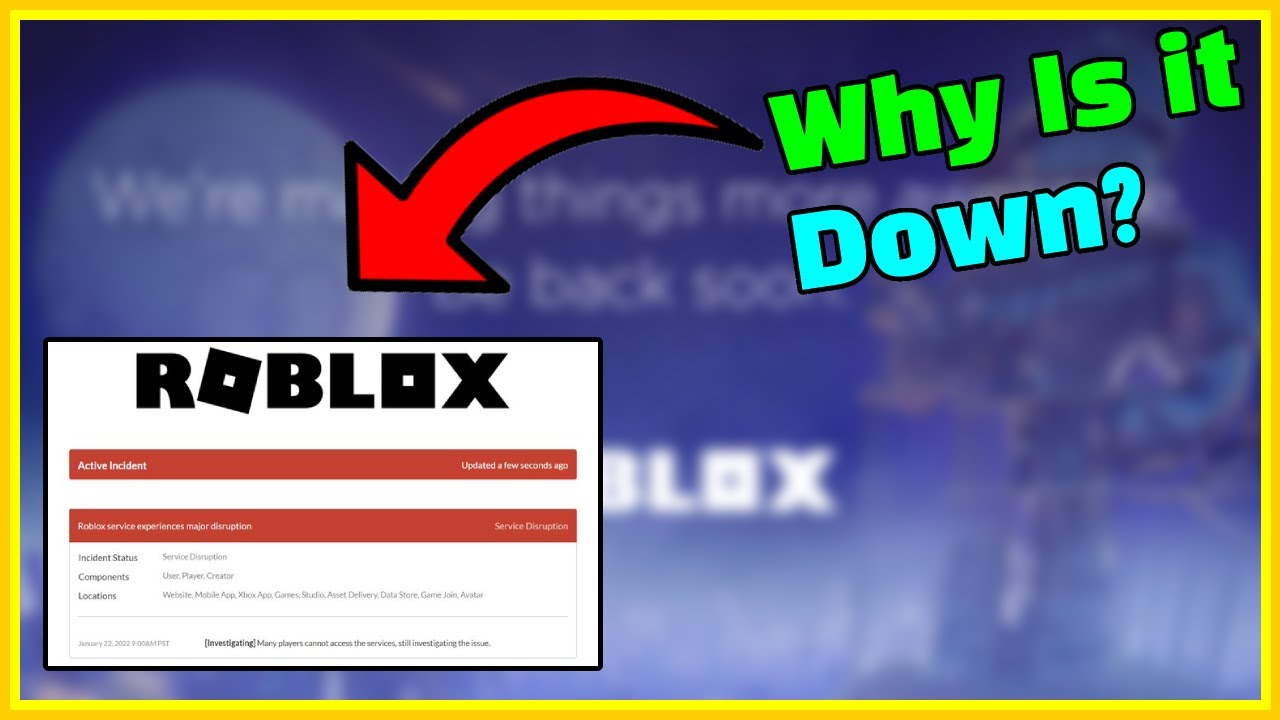 Why is Roblox Down again? - YouTube