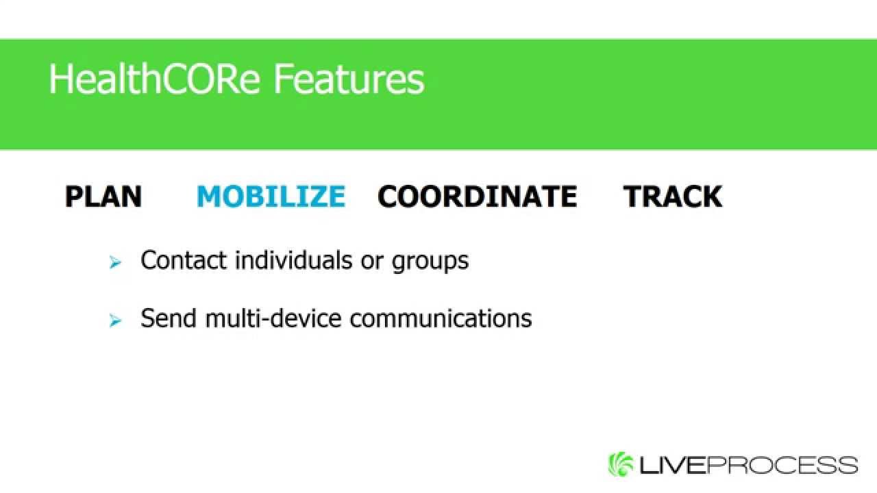 LiveProcess HealthCORe Overview - YouTube