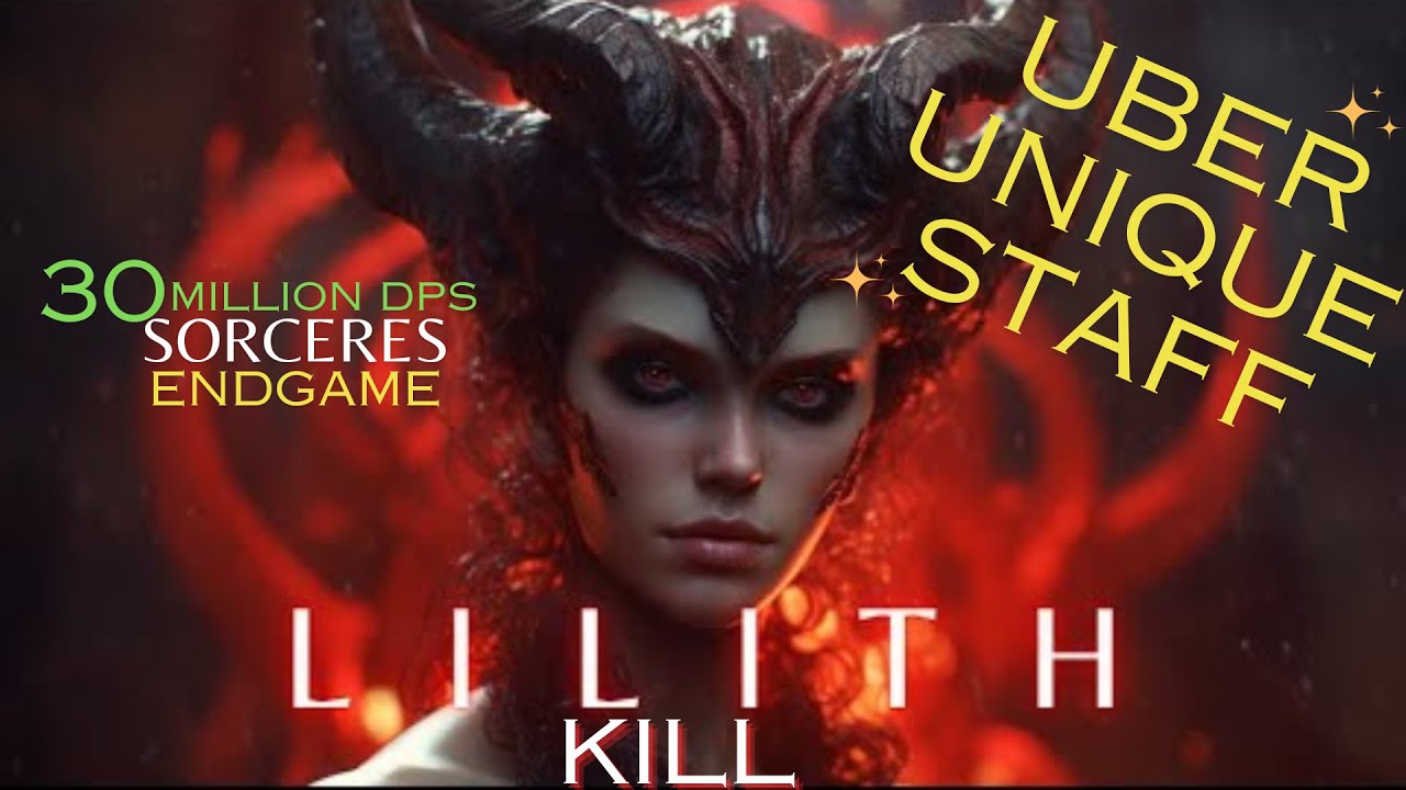 Diablo4's UBER UNIQUE STAFF - Weapon stats at the end - YouTube