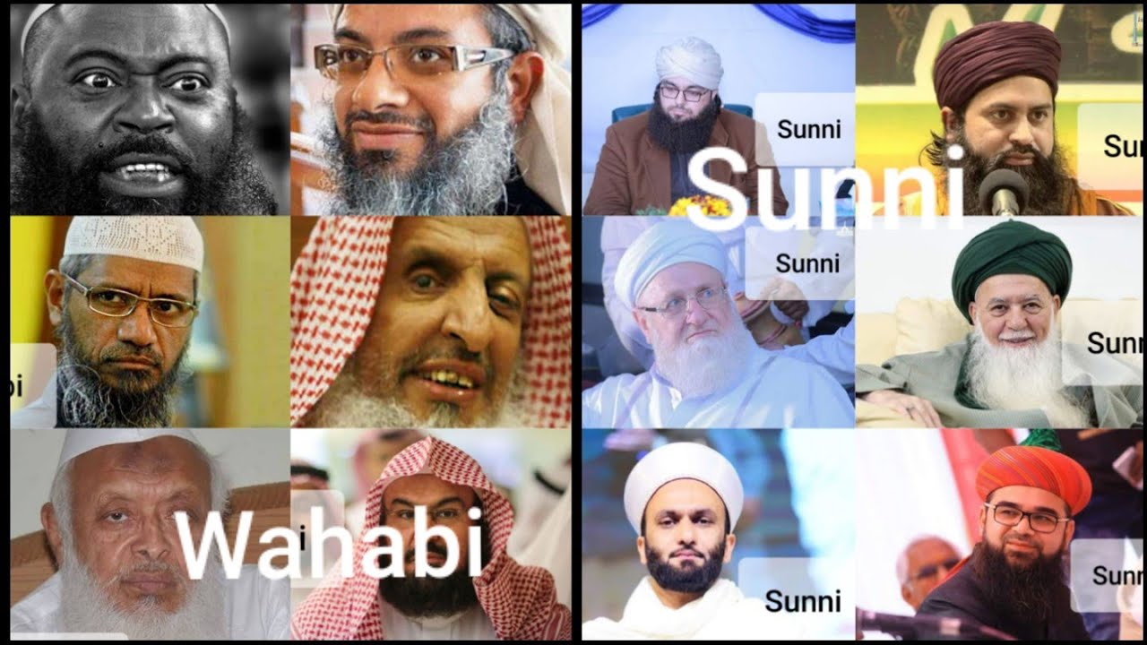 Wahabi vs Sunni face Compare Face se pta chal rha hai kon Iman wale Hai ...