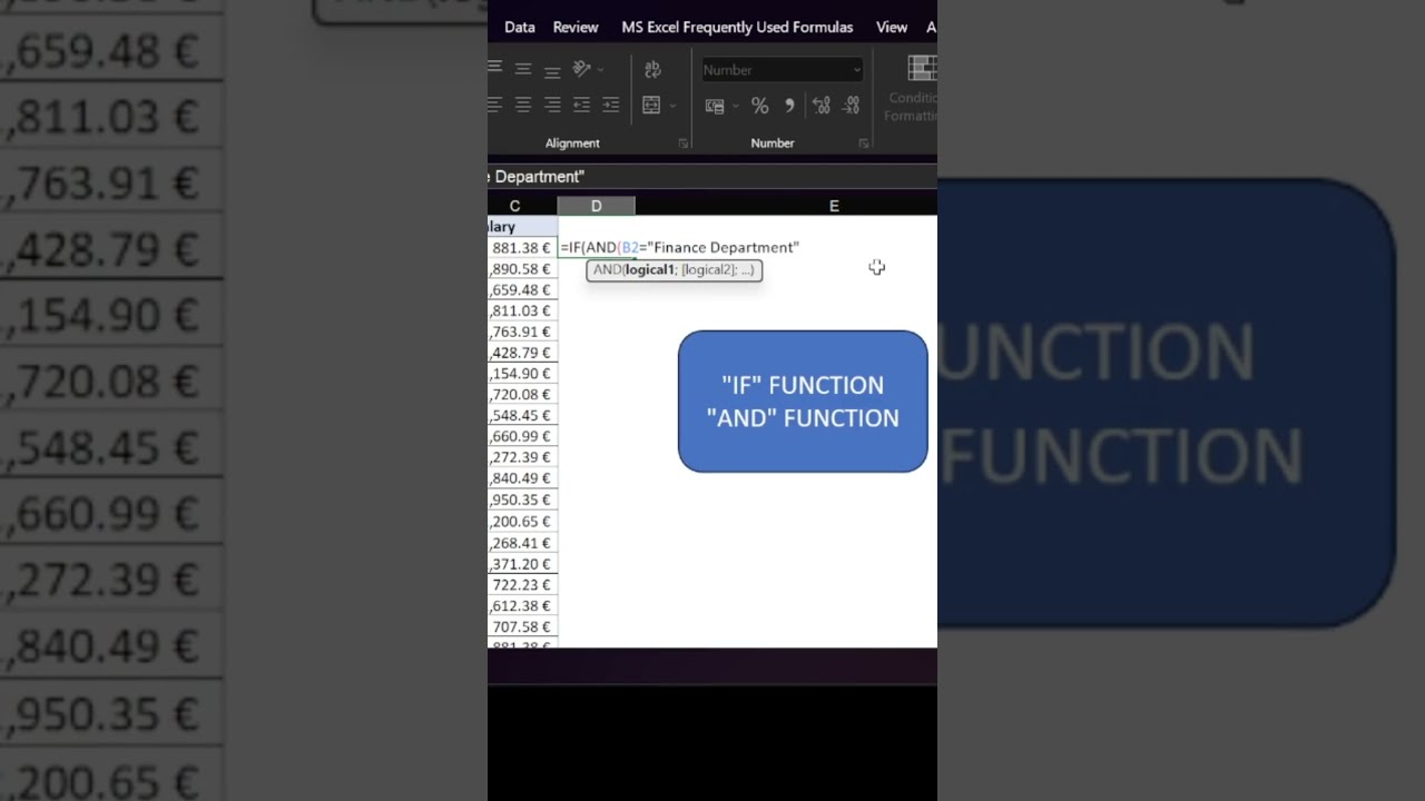 How To IF AND Function In Excel excel exceltips exceltutorial How To IF AND Function In Excel excel exceltips exceltutorial