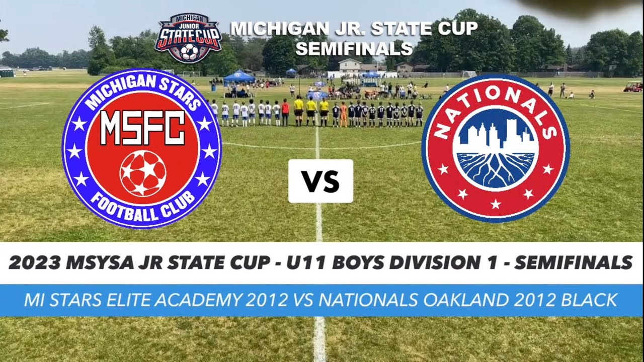 MI Stars Elite Academy 2012 vs Nationals Oakland 2012 Black - 2023 ...