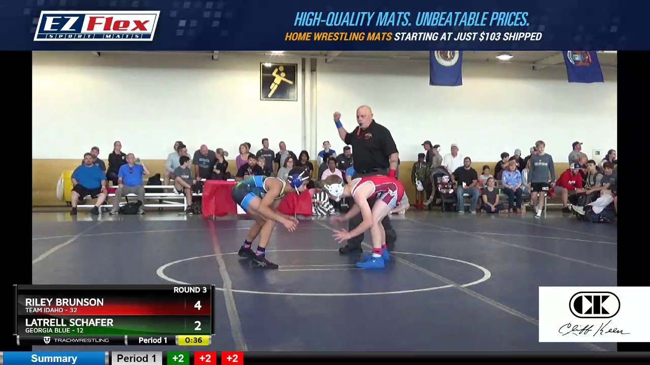 Mat 9 114 Riley Brunson Team Idaho Vs Latrell Schafer Georgia Blue ...