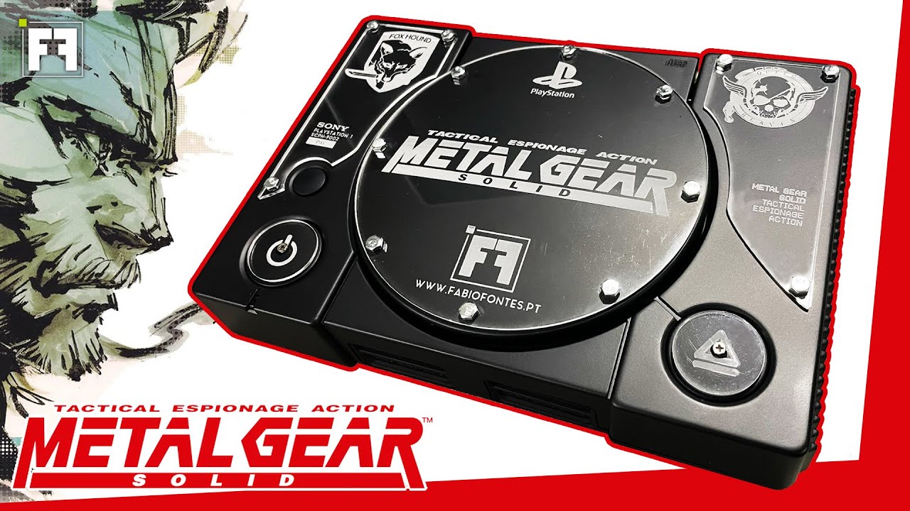 Transforming a PLAYSTATION 1 in a METAL GEAR SOLID Ultimate Edition ...