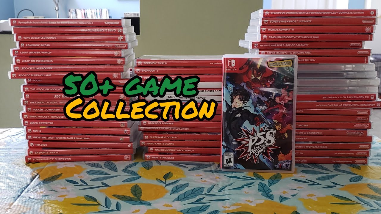My Nintendo Switch game collection (So far) - YouTube