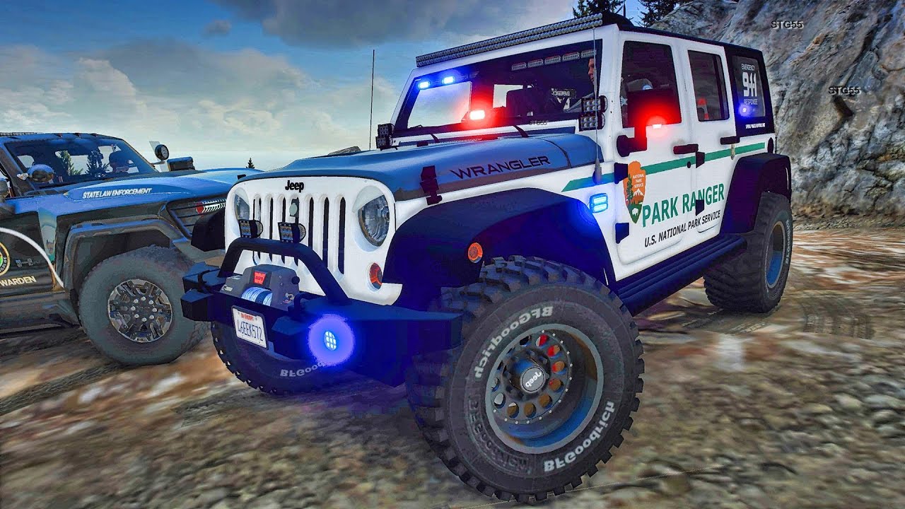 Playing GTA 5 As A POLICE OFFICER Park Ranger Patrol| GTA 5 Lspdfr Mod ...