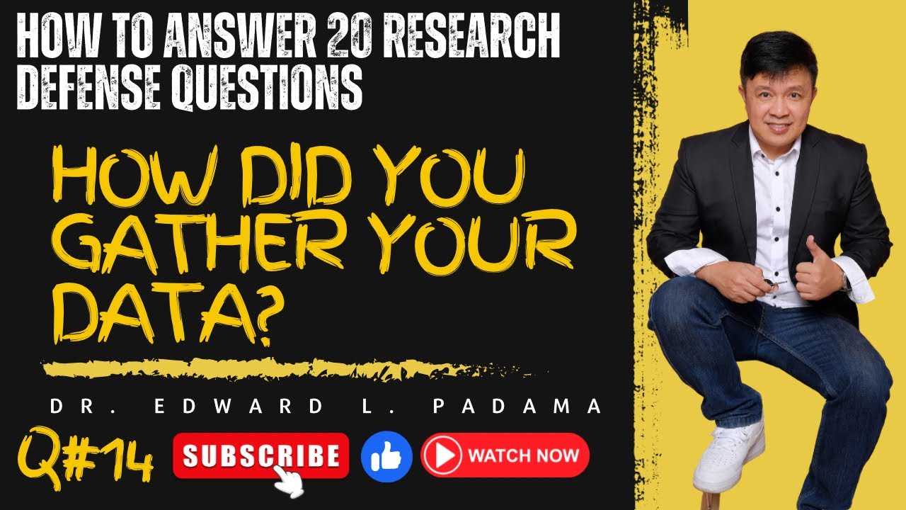 HOW DID YOU GATHER YOUR DATA? - YouTube