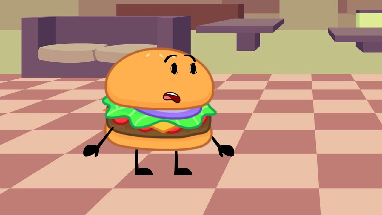 BFB - Flower eats beef burger with Beef Burger - YouTube