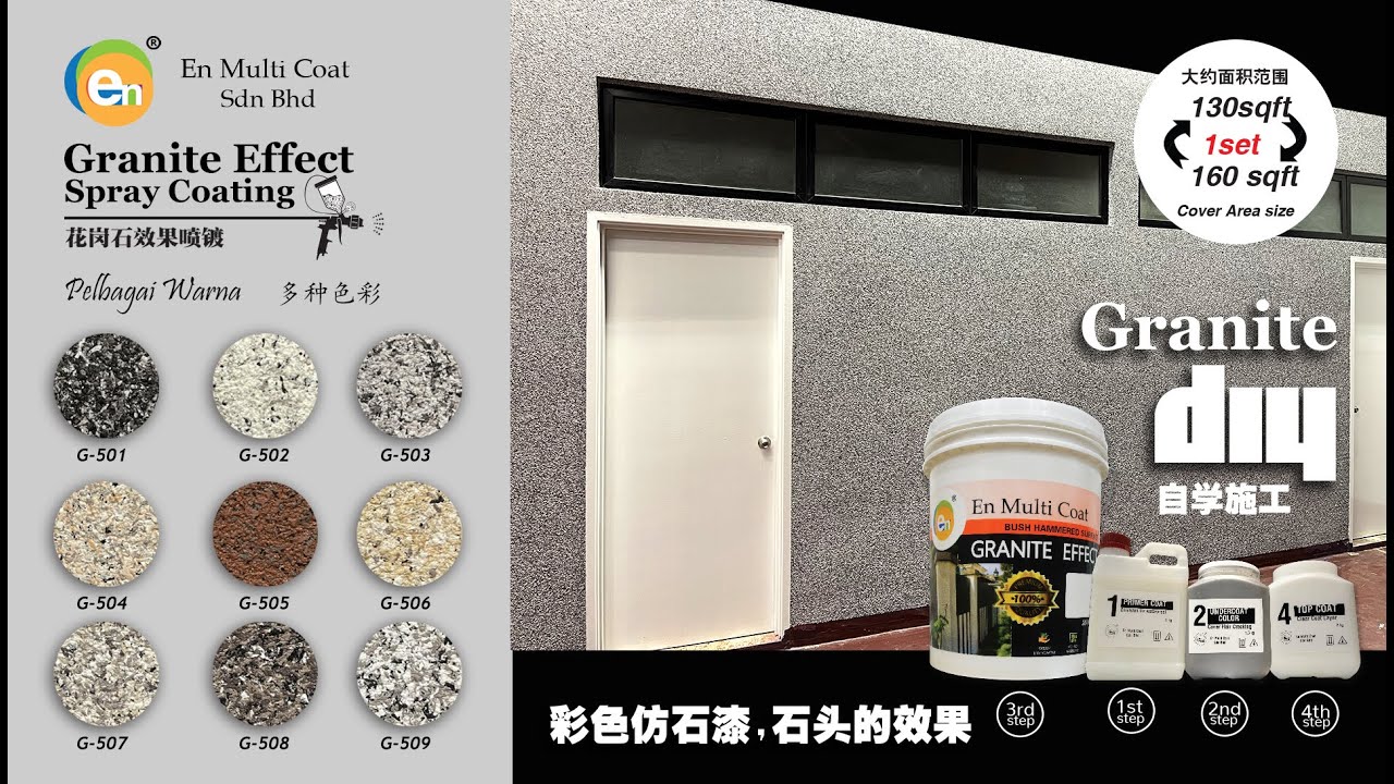 DIY Granite effect spray - YouTube