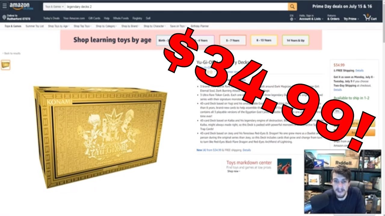 PSA: Yu-Gi-Oh Legendary Decks 2 II Box Deck Set REPRINTED. IN STOCK ...