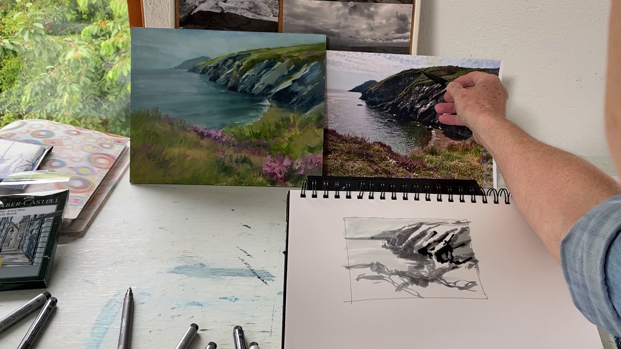 Value Study Sketch - YouTube