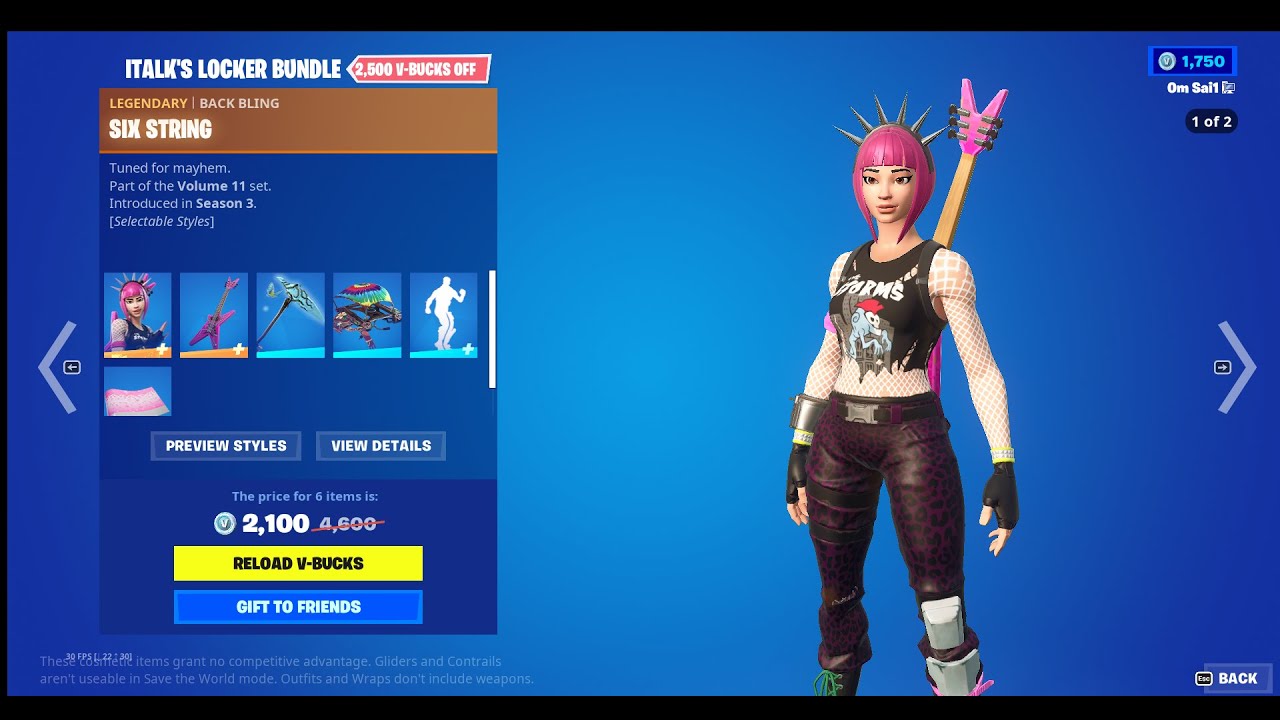 Fortnite Item Shop *NEW* ITALK'S LOCKER BUNDLE!! (24th April,2023 ...