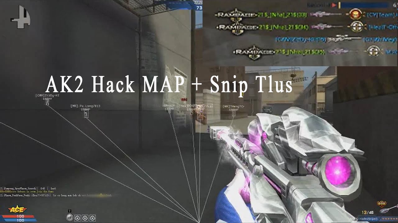 AK2 Hack VIP (MAP+Sniper Wall) 2019 - YouTube
