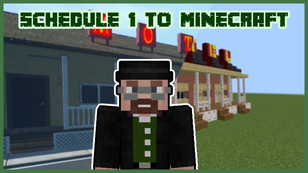 Turning SCHEDULE 1 into MINECRAFT | Motel - YouTube