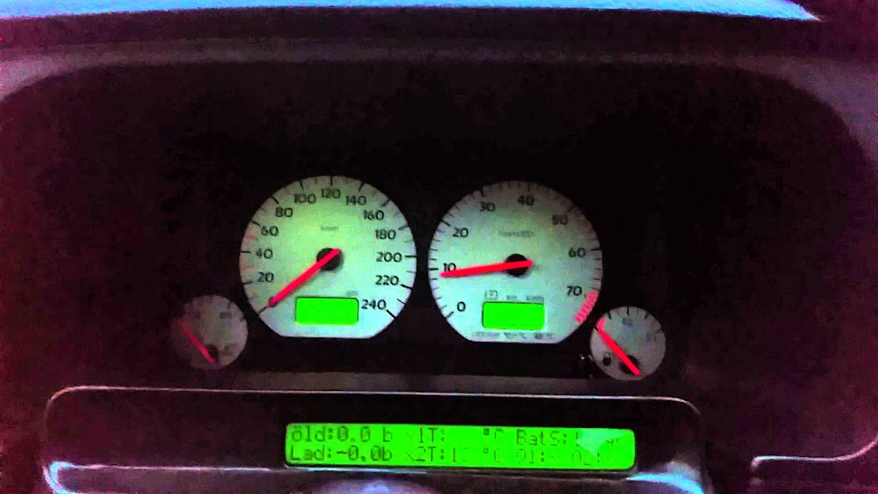 Arduino LCD VW Golf 3 MK 3 DataTronic DIY - YouTube