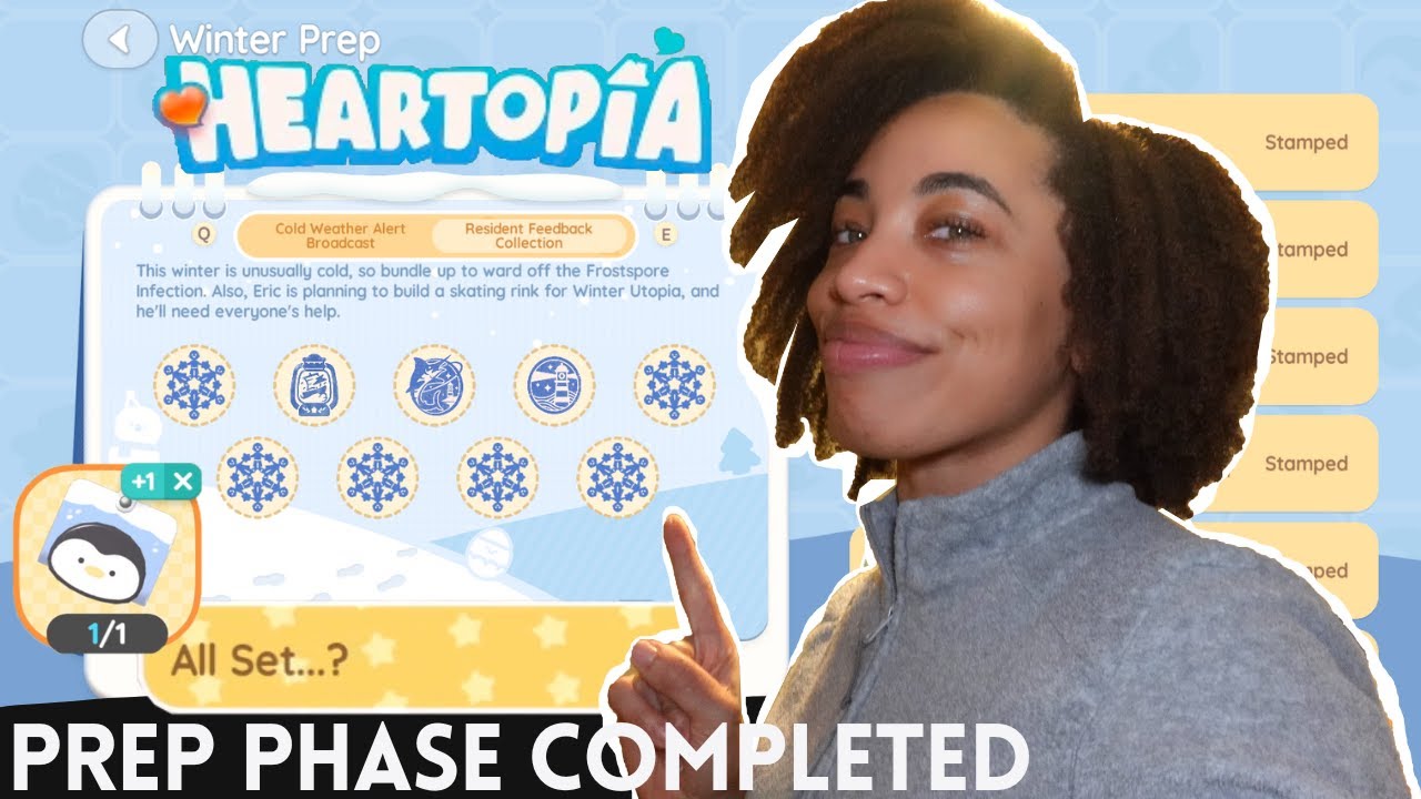 Completed Winter Frost Prep in Heartopia | Get Opinion Stamps FAST ...