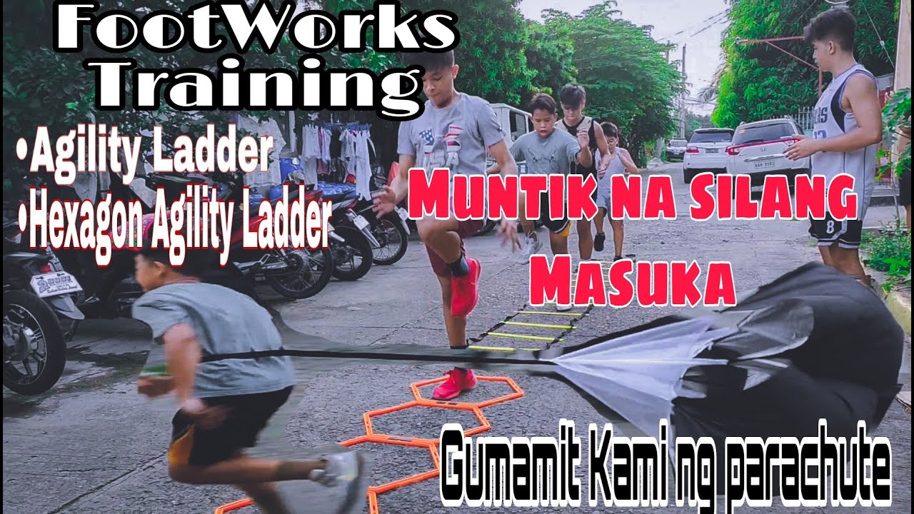 Footwork Drills using Agility Ladder and Hexagon Agility Ladder/ I Can ...