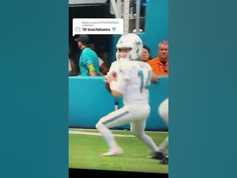 Miami dolphins score 70 points - YouTube