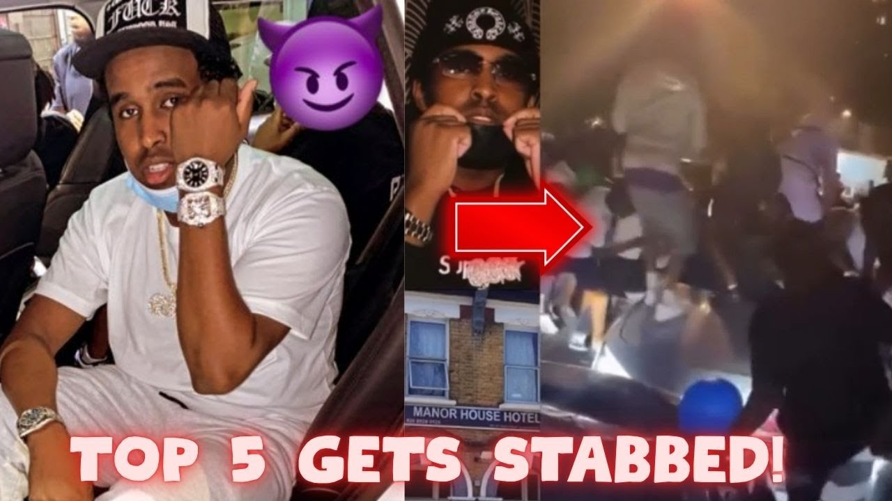 Rapper Top5 gets ST*ABBED in the neck in London‼️😮 - YouTube