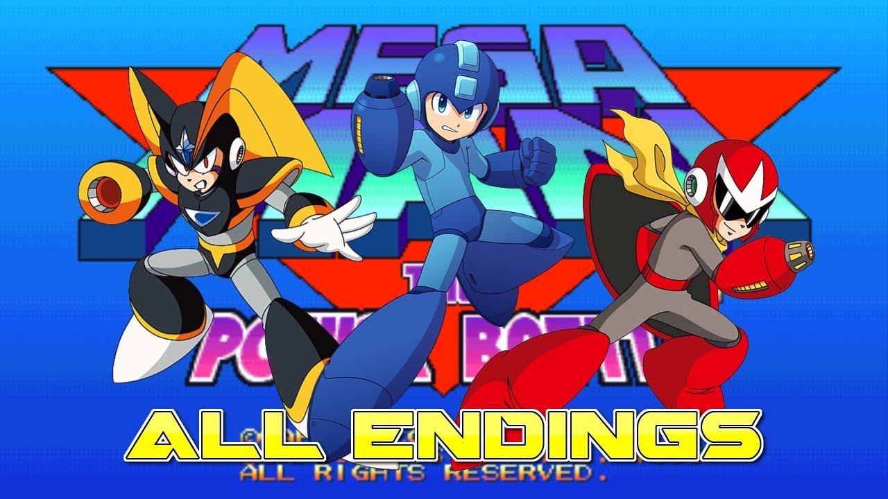 Mega Man - The Power Battle - All Endings - Arcade - YouTube