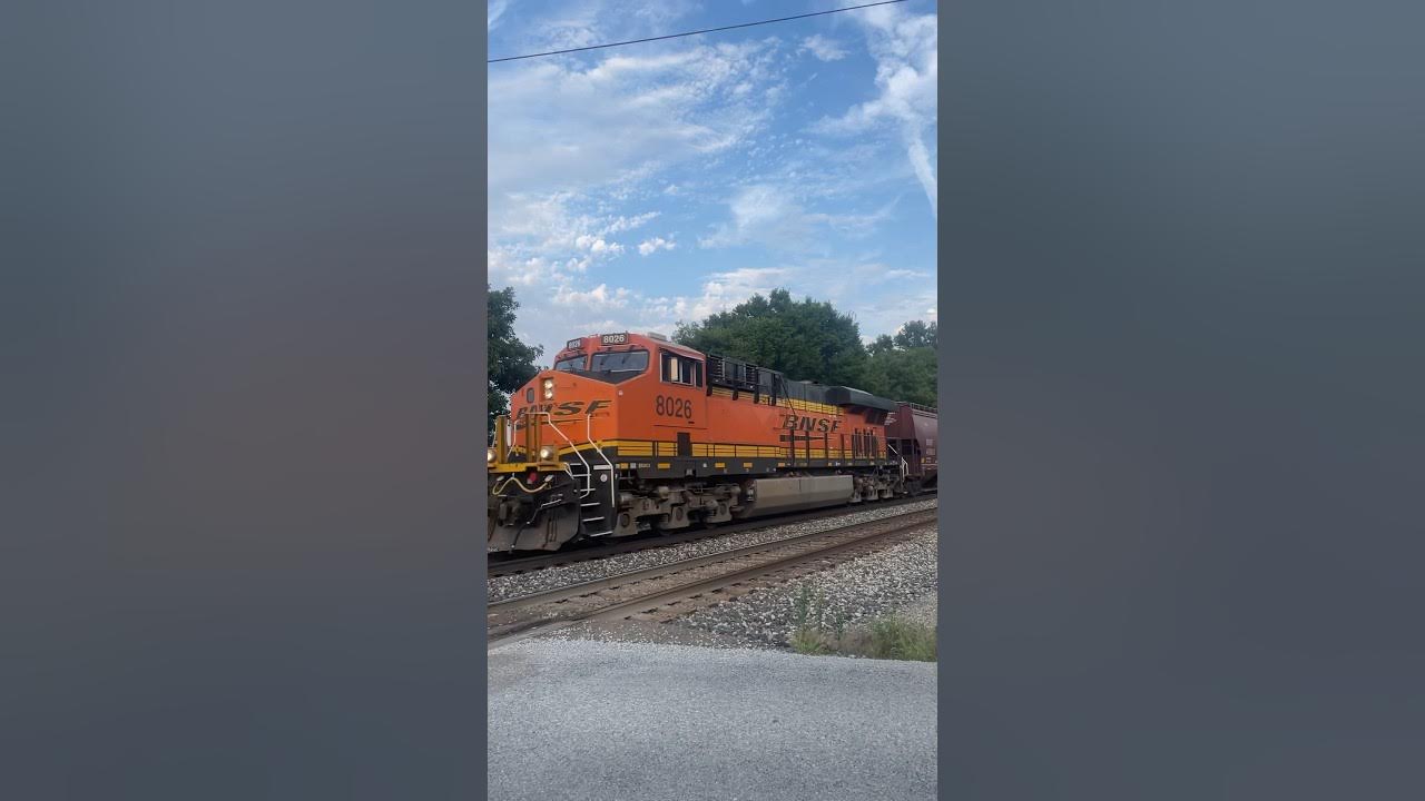 CSX G110-22 BNSF Empty Grain Train with BNSF Power from Sterling, Ohio 8/24/2024 #bnsf #train # ...