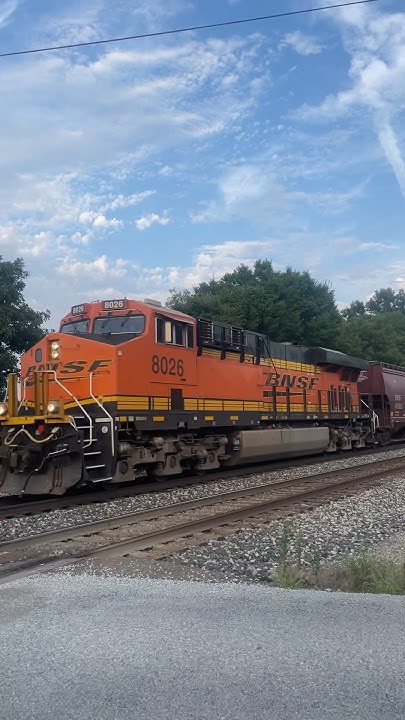 CSX G110-22 BNSF Empty Grain Train with BNSF Power from Sterling, Ohio 8/24/2024 #bnsf #train # ...