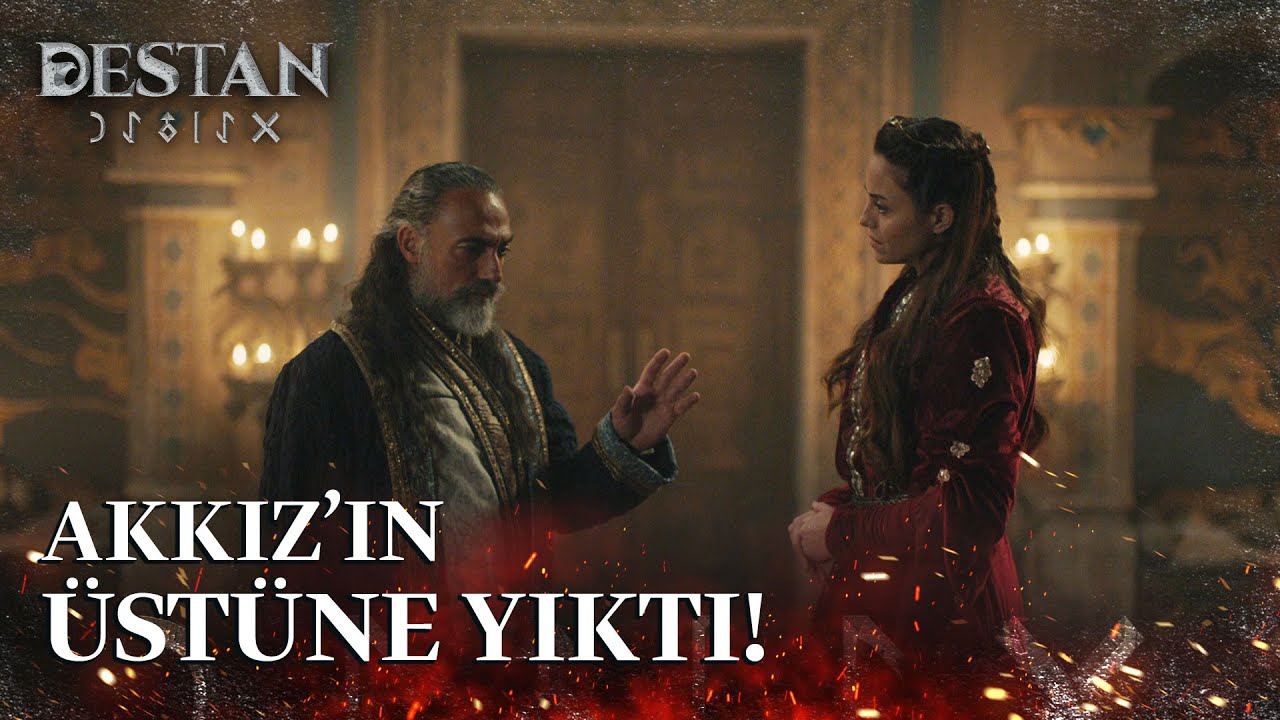 Ulu Ece, Akkız'ı hedef gösteriyor! - Destan 24. Bölüm - YouTube